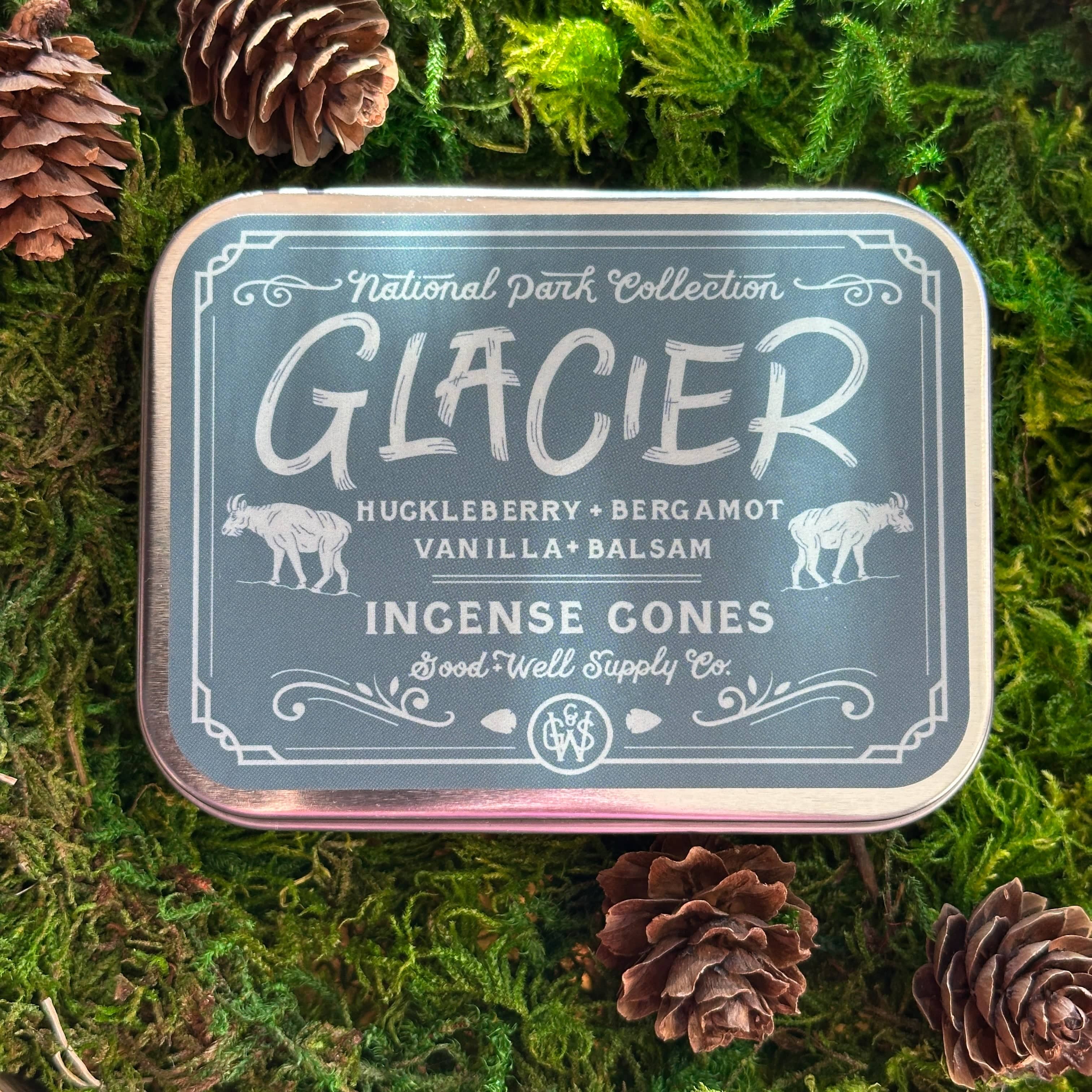 Glacier Incense - Huckleberry Bergamot Balsam Fir + Vanilla – Ravenstone