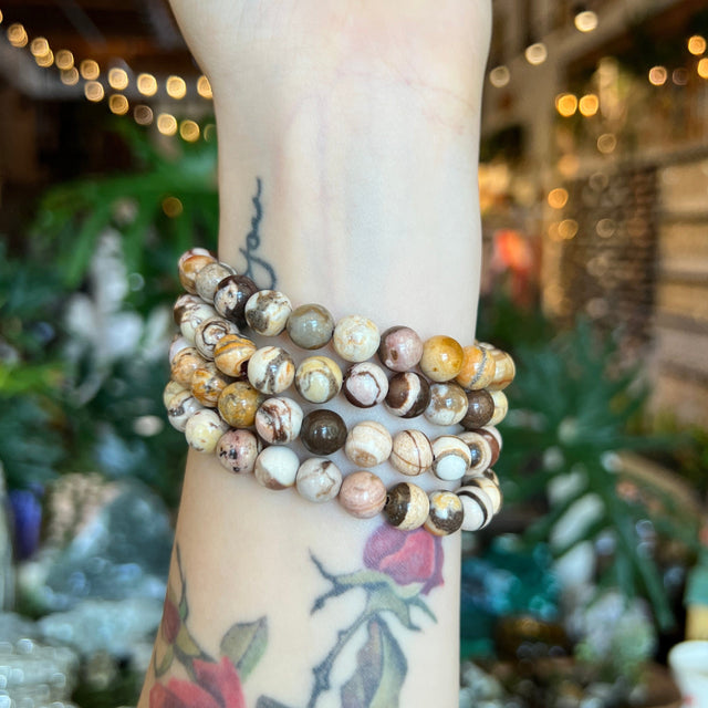 Peanut Wood Stretch Bracelet – Ravenstone