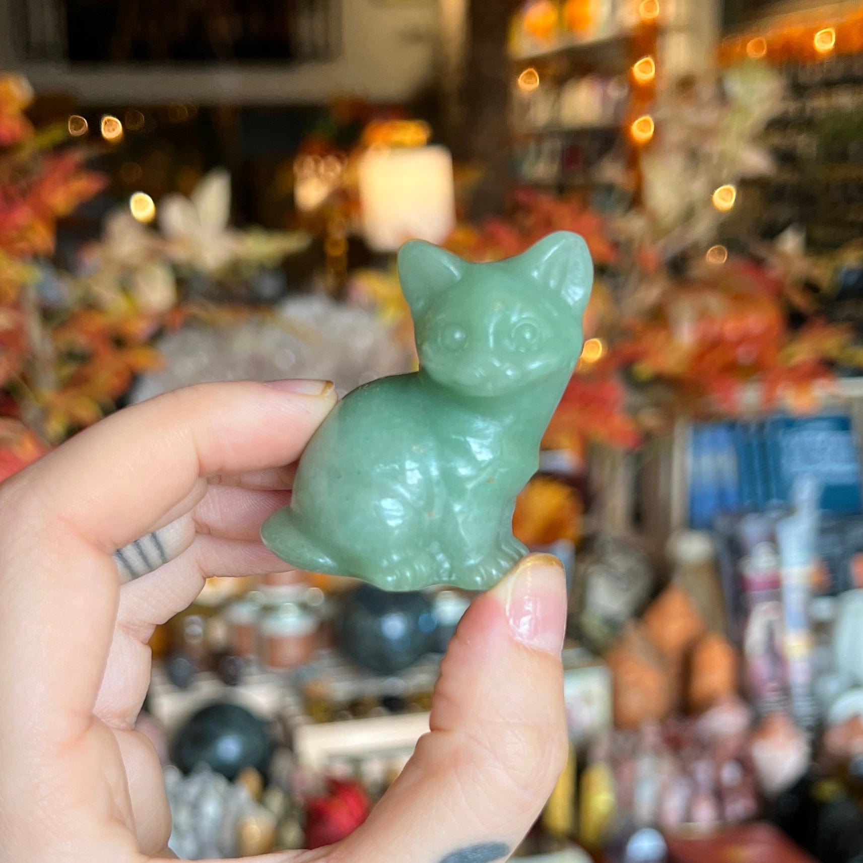 Aventurine Cat – Ravenstone