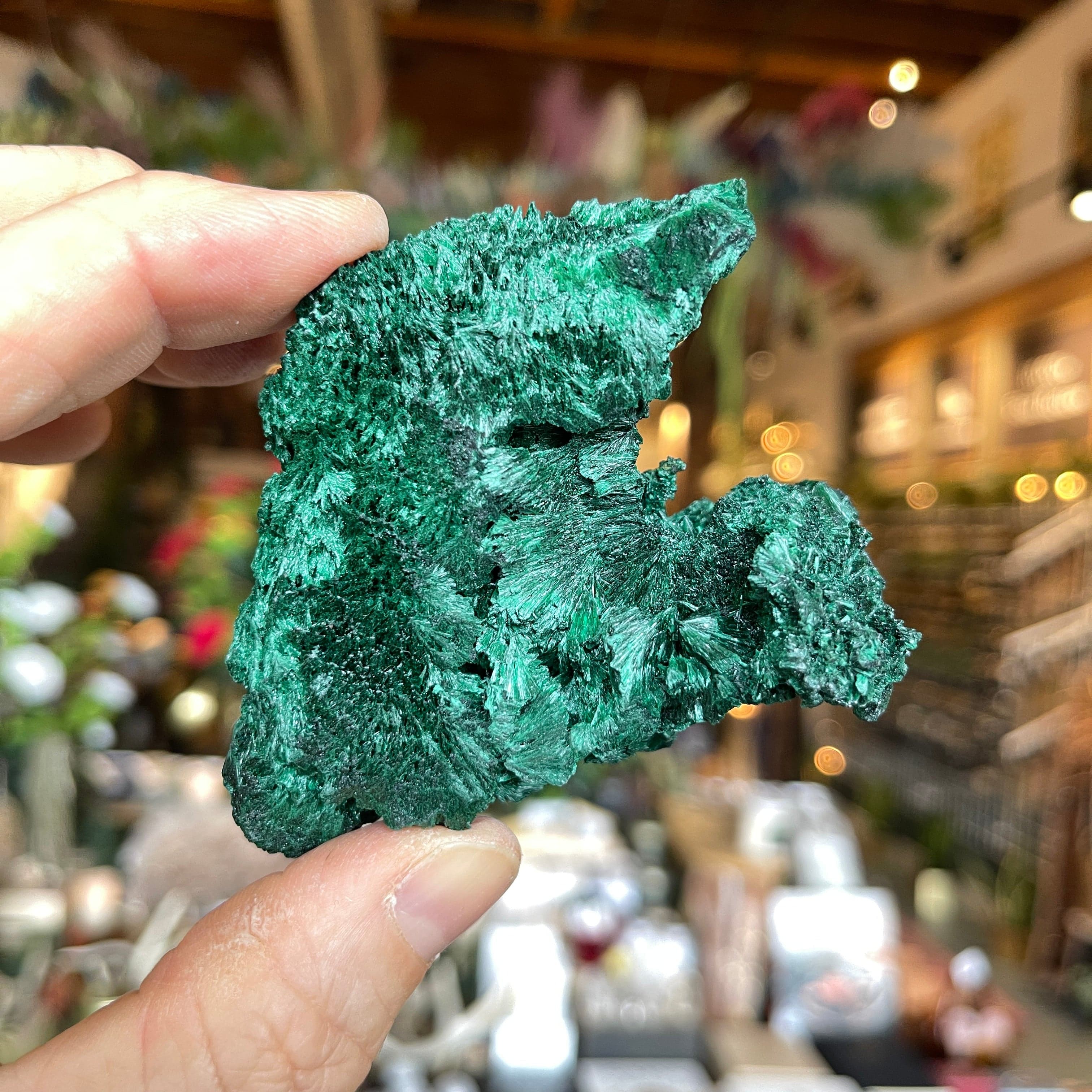 Fibrous Malachite "Peggy" – Ravenstone