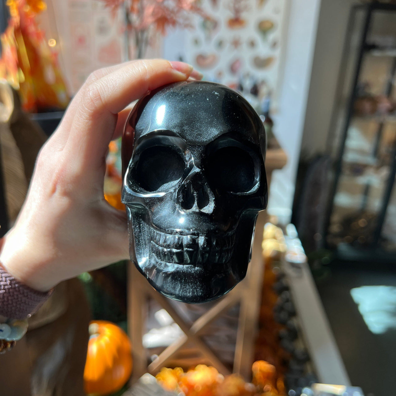 Obsidian Skull "Oscar" – Ravenstone