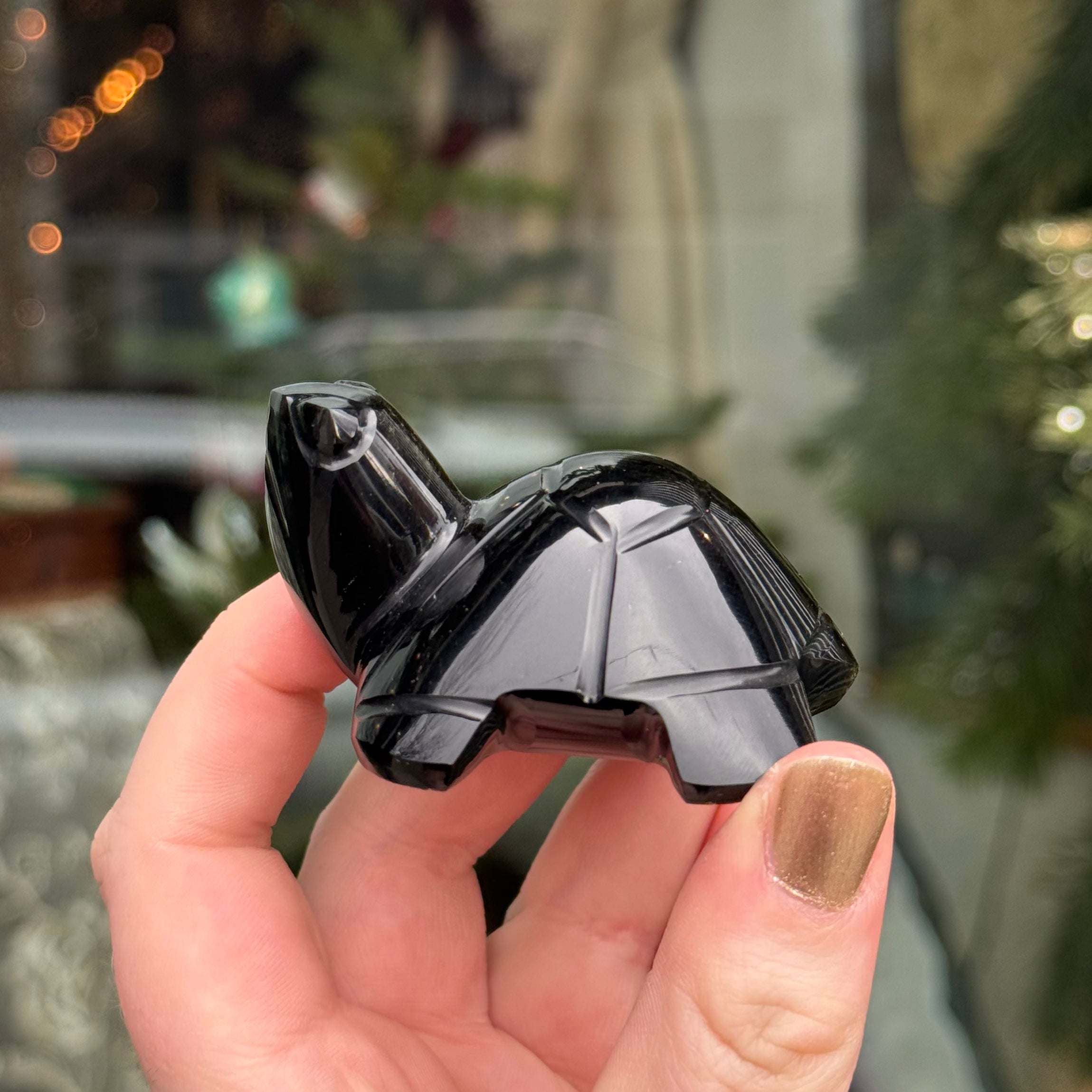 Obsidian Turtle "Franklin" – Ravenstone