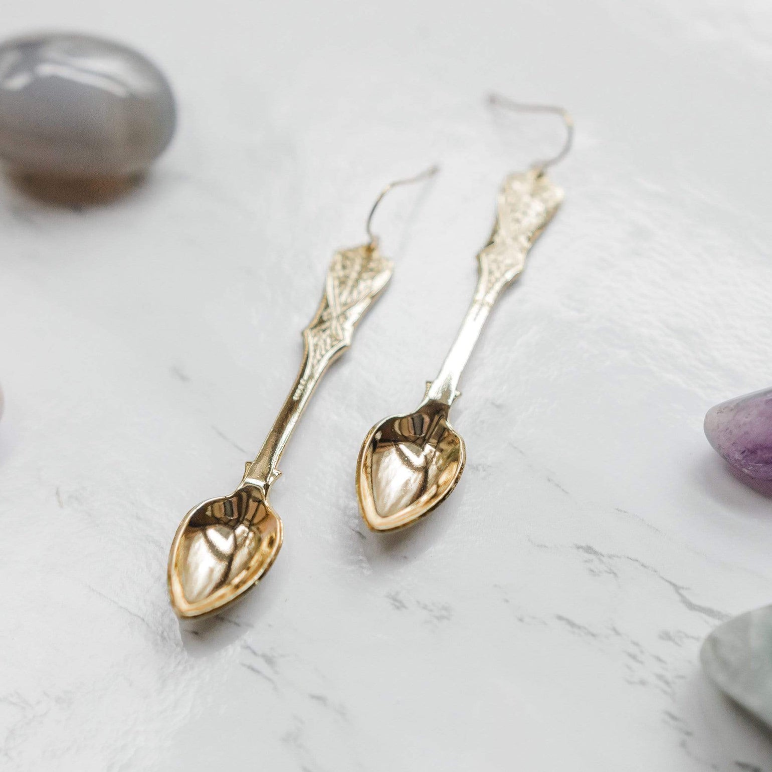 The Golden Spoon Earrings – Ravenstone